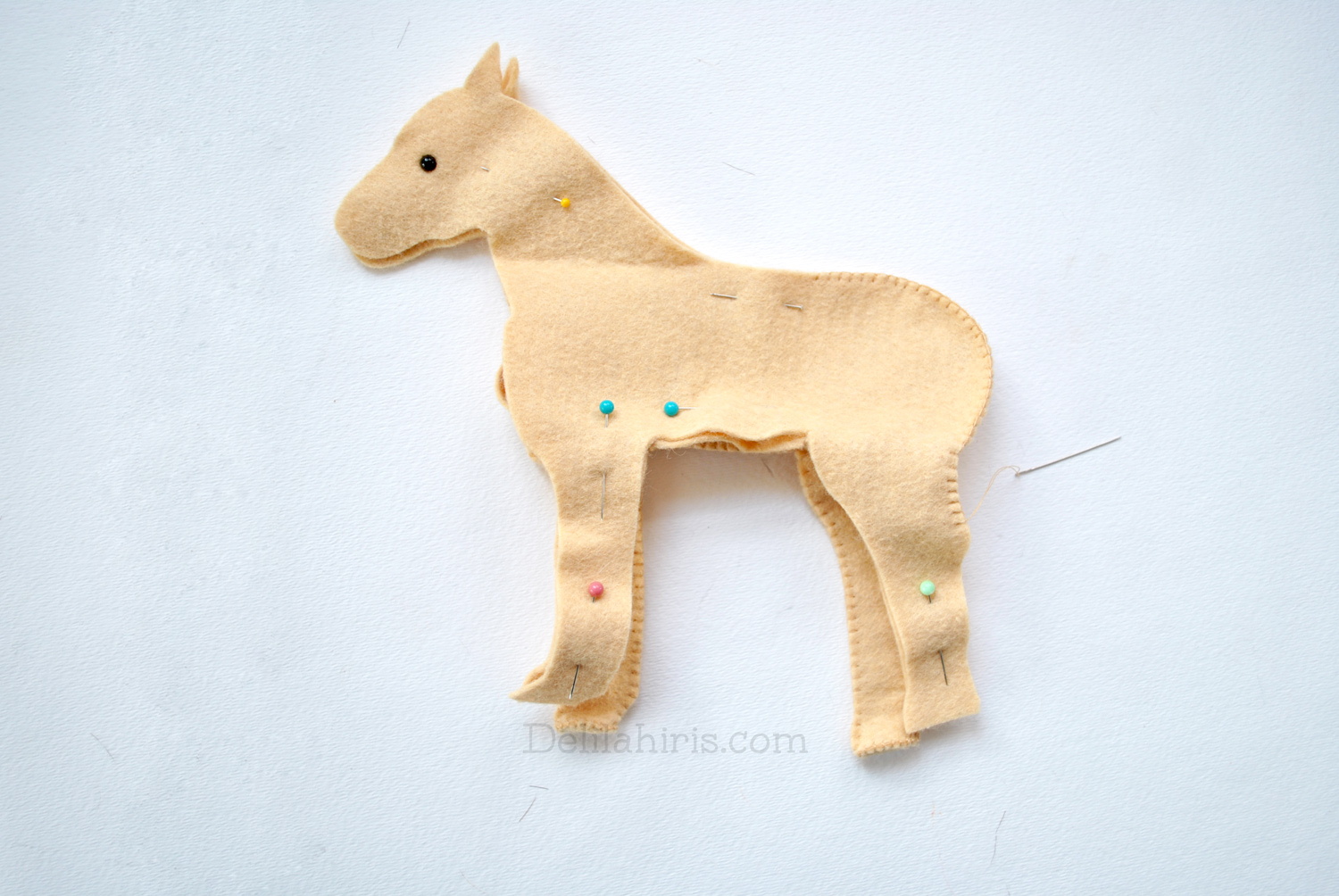 Felt Horse And Saddle Sewing Kit